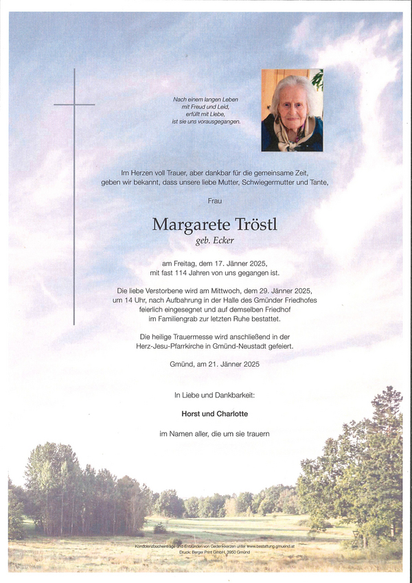 Stadtgemeinde Schrems - Sterbefälle