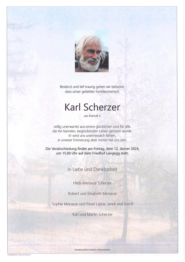 Stadtgemeinde Schrems - Sterbefälle