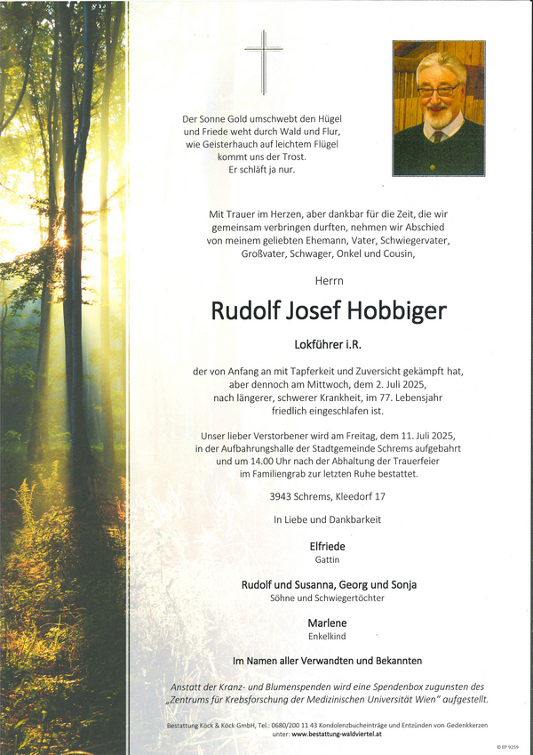 Stadtgemeinde Schrems - Sterbefälle